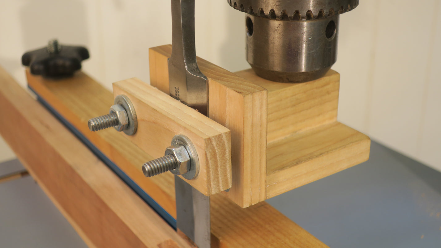 Drill Press Chisel Mount – Workshop Companion