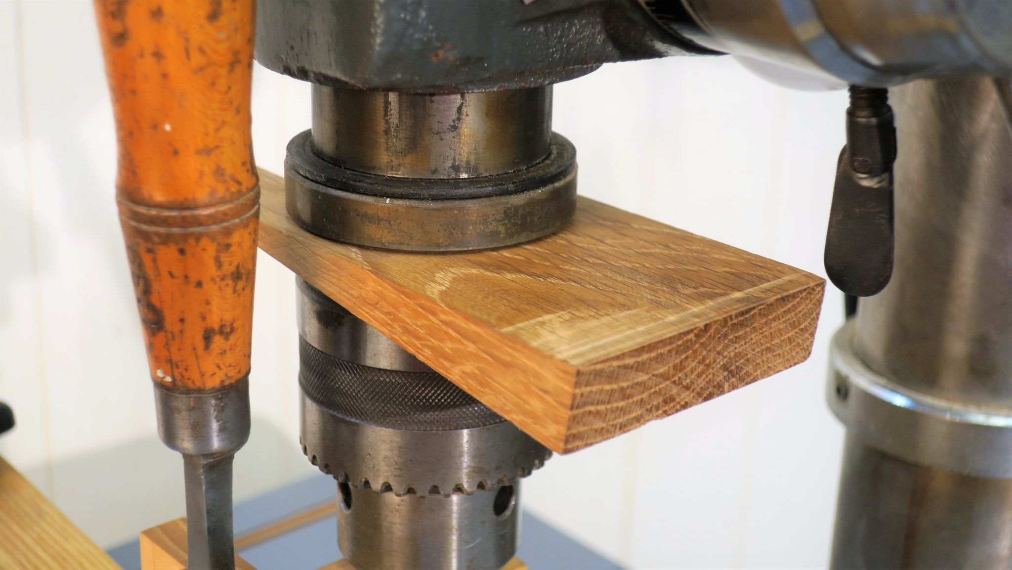 Drill Press Chisel Mount – Workshop Companion